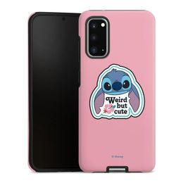 DeinDesign Galaxy S20 Handy Panzer Handyh&uuml;lle robuste Outdoor H&uuml;lle Schutzh&uuml;lle matt Lilo & Stitch Sayings Disney Tough Case