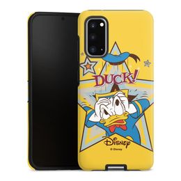 DeinDesign Galaxy S20 Handy Panzer Handyh&uuml;lle robuste Outdoor H&uuml;lle Schutzh&uuml;lle matt Donald Duck Disney Official Licensed Product Tough Case