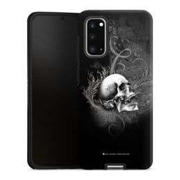 DeinDesign Galaxy S20 Handy Panzer Handyh&uuml;lle robuste Outdoor H&uuml;lle Schutzh&uuml;lle matt Gothic Skull Skulls Tough Case