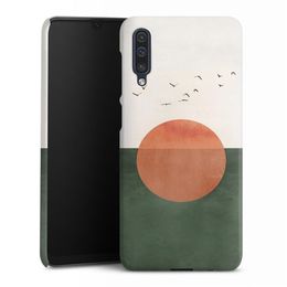 DeinDesign Galaxy A50 Handy Premium Case Smartphone Handyh&uuml;lle Schutzh&uuml;lle matt Sunshine Bird Sunset Premium Case
