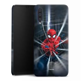 DeinDesign Galaxy A50 Handy Premium Case Smartphone Handyh&uuml;lle Schutzh&uuml;lle matt Kinofilm Marvel Spiderman Premium Case