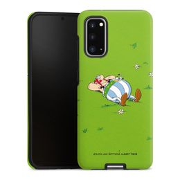 DeinDesign Galaxy S20 Handy Panzer Handyh&uuml;lle robuste Outdoor H&uuml;lle Schutzh&uuml;lle matt Asterix Official Licensed Product Obelix Tough Case