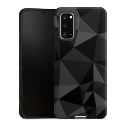 DeinDesign Galaxy S20 Handy Panzer Handyh&uuml;lle robuste Outdoor H&uuml;lle Schutzh&uuml;lle matt Abstract Muster Geometric Tough Case