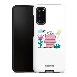 DeinDesign Galaxy S20 Handy Panzer Handyh&uuml;lle robuste Outdoor H&uuml;lle Schutzh&uuml;lle matt Dog Official Licensed Product Snoopy Tough Case