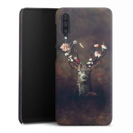 DeinDesign Galaxy A50 Handy Premium Case Smartphone Handyh&uuml;lle Schutzh&uuml;lle matt Reindeer Flowers Rehe Premium Case