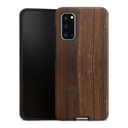 DeinDesign Galaxy S20 Handy Panzer Handyh&uuml;lle robuste Outdoor H&uuml;lle Schutzh&uuml;lle matt Wood Nut Tree Wooden Look Tough Case
