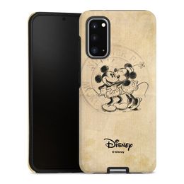 DeinDesign Galaxy S20 Handy Panzer Handyh&uuml;lle robuste Outdoor H&uuml;lle Schutzh&uuml;lle matt Minnie Mouse Vintage Mickey Mouse Tough Case