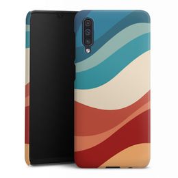 DeinDesign Galaxy A50 Handy Premium Case Smartphone Handyh&uuml;lle Schutzh&uuml;lle matt Ombre Wave Colour Premium Case