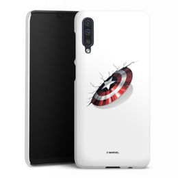 DeinDesign Galaxy A50 Handy Premium Case Smartphone Handyh&uuml;lle Schutzh&uuml;lle matt Captain America Official Licensed Product Marvel Premium Case