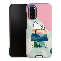 DeinDesign Galaxy S20 Handy Panzer Handyh&uuml;lle robuste Outdoor H&uuml;lle Schutzh&uuml;lle matt Official Licensed Product Snoopy Peanuts Tough Case