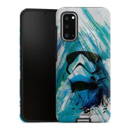 DeinDesign Galaxy S20 Handy Panzer Handyh&uuml;lle robuste Outdoor H&uuml;lle Schutzh&uuml;lle matt Colourful Stormtrooper Star Wars Tough Case