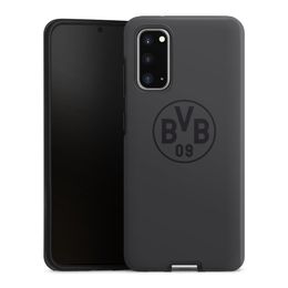 DeinDesign Galaxy S20 Handy Panzer Handyh&uuml;lle robuste Outdoor H&uuml;lle Schutzh&uuml;lle matt Borussia Dortmund Logo Bvb Tough Case