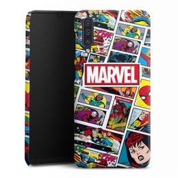 DeinDesign Galaxy A50 Handy Premium Case Smartphone Handyh&uuml;lle Schutzh&uuml;lle matt Muster Comic Marvel Premium Case