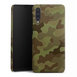 DeinDesign Galaxy A50 Handy Premium Case Smartphone Handyh&uuml;lle Schutzh&uuml;lle matt Camouflage Tarnmuster Army Premium Case