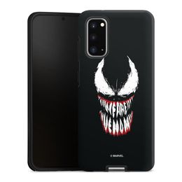DeinDesign Galaxy S20 Handy Panzer Handyh&uuml;lle robuste Outdoor H&uuml;lle Schutzh&uuml;lle matt Venom Marvel Official Licensed Product Tough Case
