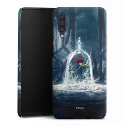 DeinDesign Galaxy A50 Handy Premium Case Smartphone Handyh&uuml;lle Schutzh&uuml;lle matt Rose The Beauty And The Beast Disney Princess Premium Case