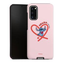 DeinDesign Galaxy S20 Handy Panzer Handyh&uuml;lle robuste Outdoor H&uuml;lle Schutzh&uuml;lle matt Heart Lilo & Stitch Disney Tough Case