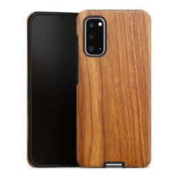 DeinDesign Galaxy S20 Handy Panzer Handyh&uuml;lle robuste Outdoor H&uuml;lle Schutzh&uuml;lle matt Larch Wood Wooden Look Tough Case
