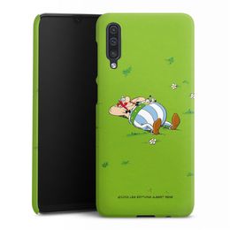 DeinDesign Galaxy A50 Handy Premium Case Smartphone Handyh&uuml;lle Schutzh&uuml;lle matt Asterix Official Licensed Product Obelix Premium Case