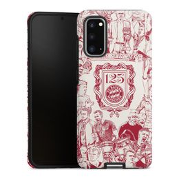 DeinDesign Galaxy S20 Handy Panzer Handyh&uuml;lle robuste Outdoor H&uuml;lle Schutzh&uuml;lle matt Official Licensed Product Fcb 125 Jahre Fc Bayern M&uuml;nchen Tough Case