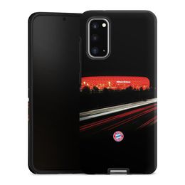 DeinDesign Galaxy S20 Handy Panzer Handyh&uuml;lle robuste Outdoor H&uuml;lle Schutzh&uuml;lle matt Fcb Fc Bayern M&uuml;nchen Stadium Tough Case