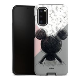 DeinDesign Galaxy S20 Handy Panzer Handyh&uuml;lle robuste Outdoor H&uuml;lle Schutzh&uuml;lle matt Mickey Mouse Disney Marble Tough Case