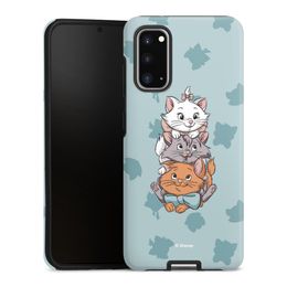 DeinDesign Galaxy S20 Handy Panzer Handyh&uuml;lle robuste Outdoor H&uuml;lle Schutzh&uuml;lle matt Cat Disney Aristocats Tough Case