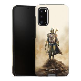 DeinDesign Galaxy S20 Handy Panzer Handyh&uuml;lle robuste Outdoor H&uuml;lle Schutzh&uuml;lle matt The Mandalorian Star Wars Official Licensed Product Tough Case