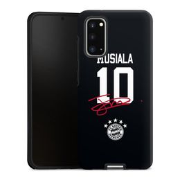DeinDesign Galaxy S20 Handy Panzer Handyh&uuml;lle robuste Outdoor H&uuml;lle Schutzh&uuml;lle matt Fcb Fc Bayern M&uuml;nchen Jamal Musiala Tough Case