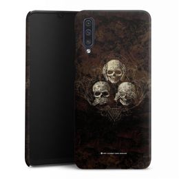 DeinDesign Galaxy A50 Handy Premium Case Smartphone Handyh&uuml;lle Schutzh&uuml;lle matt Gothic Art Skulls Premium Case