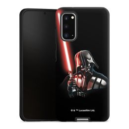 DeinDesign Galaxy S20 Handy Panzer Handyh&uuml;lle robuste Outdoor H&uuml;lle Schutzh&uuml;lle matt Merchandise Darth Vader Star Wars Tough Case