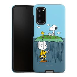 DeinDesign Galaxy S20 Handy Panzer Handyh&uuml;lle robuste Outdoor H&uuml;lle Schutzh&uuml;lle matt Peanuts Snoopy Children Tough Case