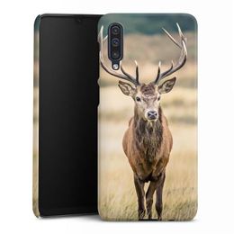 DeinDesign Galaxy A50 Handy Premium Case Smartphone Handyh&uuml;lle Schutzh&uuml;lle matt Forrest Deer Meadow Premium Case