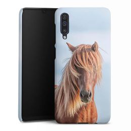 DeinDesign Galaxy A50 Handy Premium Case Smartphone Handyh&uuml;lle Schutzh&uuml;lle matt Animals Animal Look Horse Premium Case