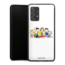 DeinDesign Galaxy A52 5G Handy Silikon H&uuml;lle Case schwarz Handyh&uuml;lle Merchandise Kindheit Peanuts
