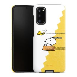 DeinDesign Galaxy S20 Handy Panzer Handyh&uuml;lle robuste Outdoor H&uuml;lle Schutzh&uuml;lle matt Snoopy Peanuts Children Tough Case