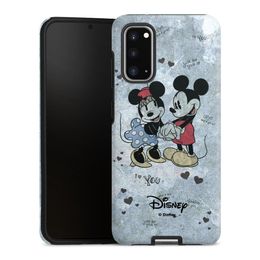 DeinDesign Galaxy S20 Handy Panzer Handyh&uuml;lle robuste Outdoor H&uuml;lle Schutzh&uuml;lle matt Vintage Disney Tough Case