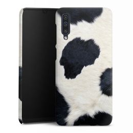 DeinDesign Galaxy A50 Handy Premium Case Smartphone Handyh&uuml;lle Schutzh&uuml;lle matt Animal Look Animal Print Cow Skin Premium Case