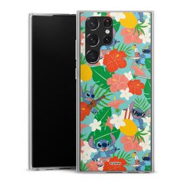 DeinDesign Galaxy S22 Ultra Handy Silikon H&uuml;lle Case transparent Handyh&uuml;lle Lilo & Stitch Movie Disney Silikon Case