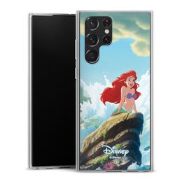 DeinDesign Galaxy S22 Ultra Handy Silikon H&uuml;lle Case transparent Handyh&uuml;lle Official Licensed Product Arielle Die Meerjungfrau Mermaid Silikon Case