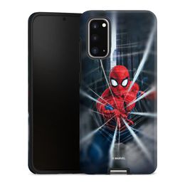 DeinDesign Galaxy S20 Handy Panzer Handyh&uuml;lle robuste Outdoor H&uuml;lle Schutzh&uuml;lle matt Kinofilm Marvel Spiderman Tough Case