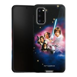 DeinDesign Galaxy S20 Handy Panzer Handyh&uuml;lle robuste Outdoor H&uuml;lle Schutzh&uuml;lle matt Star Wars Lightsaber Merchandise Tough Case