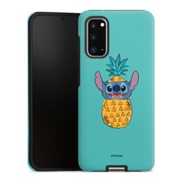 DeinDesign Galaxy S20 Handy Panzer Handyh&uuml;lle robuste Outdoor H&uuml;lle Schutzh&uuml;lle matt Disney Lilo & Stitch Pineapple Tough Case