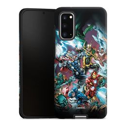 DeinDesign Galaxy S20 Handy Panzer Handyh&uuml;lle robuste Outdoor H&uuml;lle Schutzh&uuml;lle matt Avengers Marvel Comic Tough Case