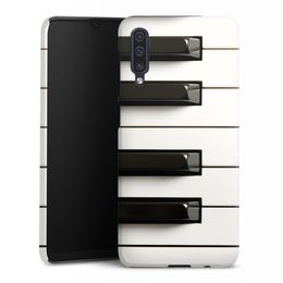 DeinDesign Galaxy A50 Handy Premium Case Smartphone Handyh&uuml;lle Schutzh&uuml;lle matt Klavier Music Piano Premium Case