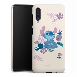 DeinDesign Galaxy A50 Handy Premium Case Smartphone Handyh&uuml;lle Schutzh&uuml;lle matt Flowers Lilo & Stitch Official Licensed Product Premium Case