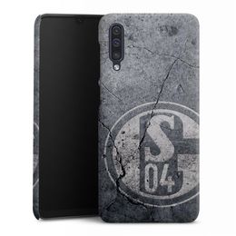 DeinDesign Galaxy A50 Handy Premium Case Smartphone Handyh&uuml;lle Schutzh&uuml;lle matt Merchandise Fc Schalke 04 Concrete Premium Case