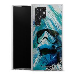 DeinDesign Galaxy S22 Ultra Handy Silikon H&uuml;lle Case transparent Handyh&uuml;lle Colourful Stormtrooper Star Wars Silikon Case