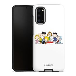 DeinDesign Galaxy S20 Handy Panzer Handyh&uuml;lle robuste Outdoor H&uuml;lle Schutzh&uuml;lle matt Merchandise Kindheit Peanuts Tough Case