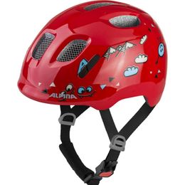 Alpina Kinder-Helm Ximo 2, red smile gloss